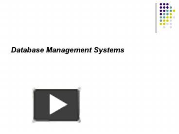 PPT – Database Management Systems PowerPoint presentation | free to ...