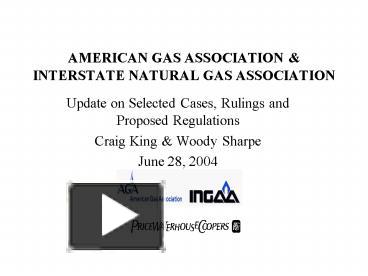 PPT – AMERICAN GAS ASSOCIATION PowerPoint presentation | free to view ...