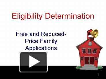 PPT – Eligibility Determination PowerPoint presentation | free to view ...