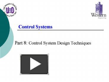 Control Systems presentation | free to view