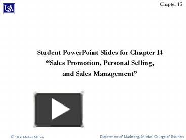 PPT – Student PowerPoint Slides for Chapter 14 PowerPoint presentation ...