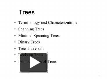 PPT – Trees PowerPoint presentation | free to view - id: 1cf97f-YmE3Z