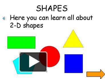 PPT – SHAPES PowerPoint presentation | free to view - id: 1cfa24-ZjI3Y