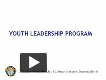 YOUTH LEADERSHIP PROGRAM presentation | free to view
