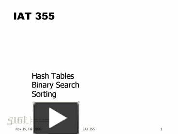 Hash Tables presentation | free to view