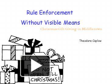 PPT – Rule Enforcement PowerPoint presentation | free to view - id ...