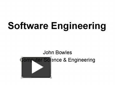 PPT – Software Engineering PowerPoint presentation | free to view - id ...