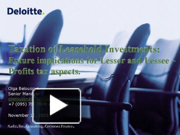 Deloitte template presentation | free to view