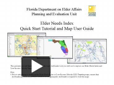 PPT – This presentation will familiarize you with the basic ArcReader ...