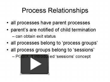 PPT – Process Relationships PowerPoint presentation | free to view - id ...