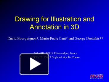 PPT – Drawing for Illustration and Annotation in 3D PowerPoint ...