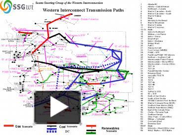 Western Interconnect Transmission Paths presentation | free to view