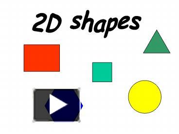 2D shapes presentation | free to download
