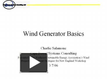 Charlie Salamone presentation | free to download