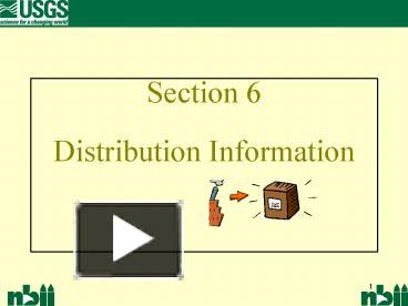 PPT – Section 6 Distribution Information PowerPoint presentation | free ...