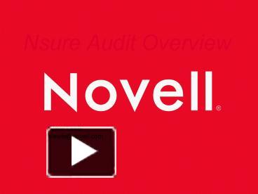 Nsure Audit Overview presentation | free to view