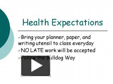 PPT – Health Expectations PowerPoint presentation | free to view - id ...