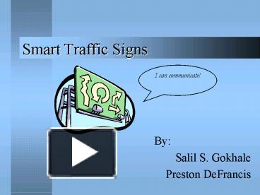 Smart Traffic Signs presentation | free to view