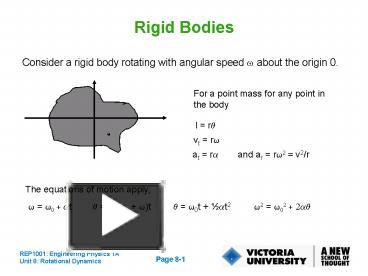 PPT – Rigid Bodies PowerPoint presentation | free to view - id: 1d989a ...
