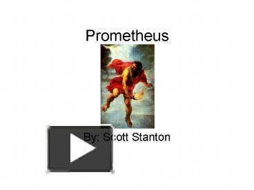 Prometheus presentation | free to view