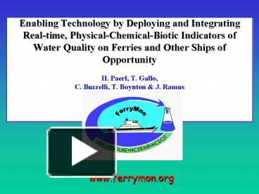 Enabling Technology by Deploying and Integrating Realtime ...