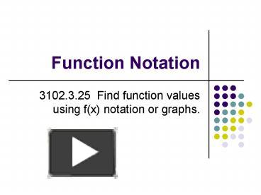 Function Notation presentation | free to download