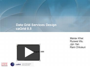 PPT – caBIG Overview PowerPoint presentation | free to view - id ...