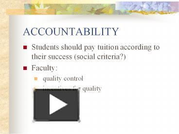 PPT – ACCOUNTABILITY PowerPoint presentation | free to view - id: 1dbc ...