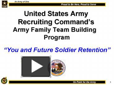 United States Army Recruiting Commands presentation | free to view