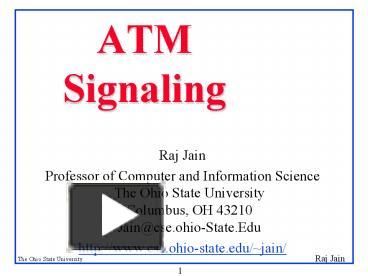 ATM Signaling presentation | free to view