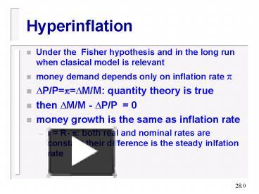 Hyperinflation presentation | free to view