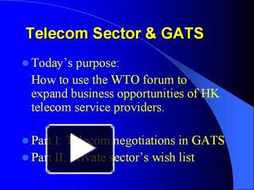 Telecom Sector presentation | free to download