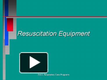 PPT – Resuscitation Equipment PowerPoint presentation | free to view ...