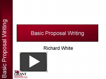 PPT – Basic Proposal Writing PowerPoint presentation | free to view ...