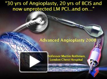 Professor Martin Rothman, presentation | free to view