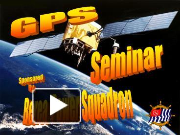 PPT – Public GPS Seminar PowerPoint presentation | free to view - id ...