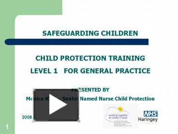 PPT – Child Protection: Basic Awareness PowerPoint presentation | free ...