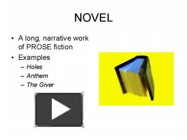 NOVEL presentation | free to view
