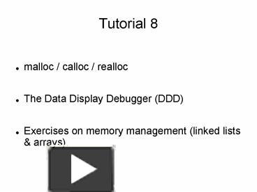 PPT – malloc calloc realloc PowerPoint presentation | free to view - id ...