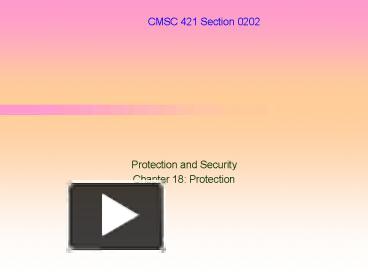 PPT – CMSC 421 Section 0202 PowerPoint presentation | free to download ...
