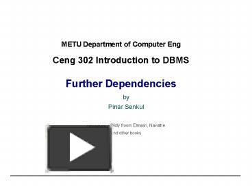 Fundamentals of Database Systems presentation | free to download