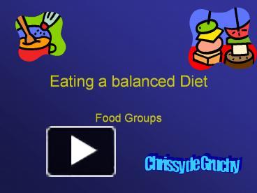 Eating a balanced Diet presentation | free to download