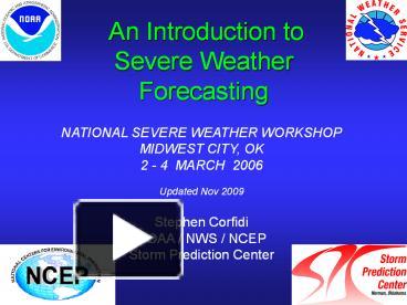 A VECTOR APPROACH TO FORECASTING MCS MOTION presentation | free to download