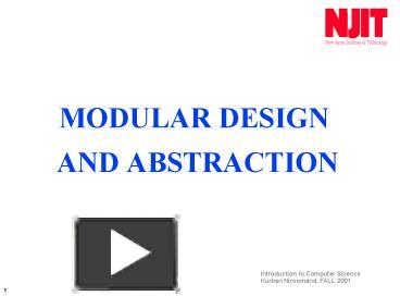 PPT – MODULAR DESIGN PowerPoint presentation | free to view - id ...