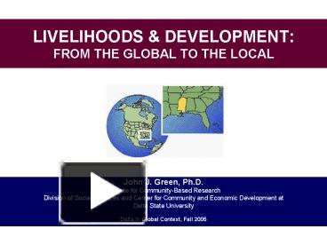 LIVELIHOODS presentation | free to view