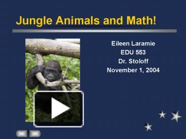Jungle Animals and Math presentation | free to view