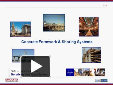 Concrete Formwork presentation | free to view