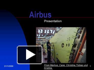 Airbus presentation | free to view