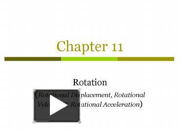 PPT – Rotation PowerPoint presentation | free to view - id: 1e36d5-NTJiY