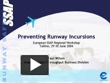 PPT – Preventing Runway Incursions PowerPoint presentation | free to ...